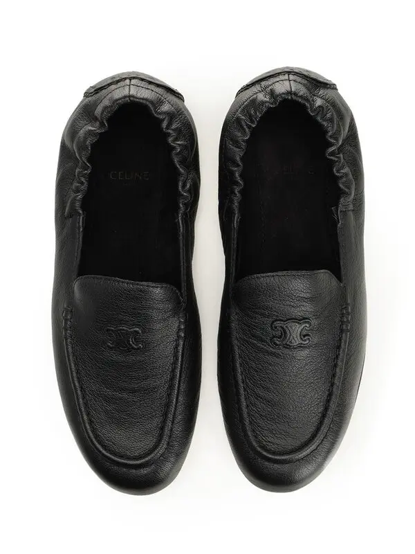 Celine Loafer With Triomphe Goatskin
