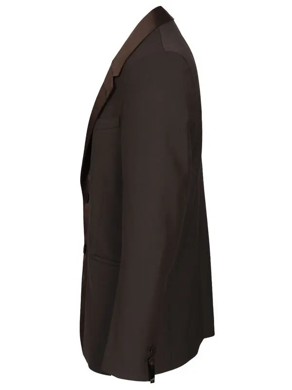 Fendi Wool Crepe Blazer