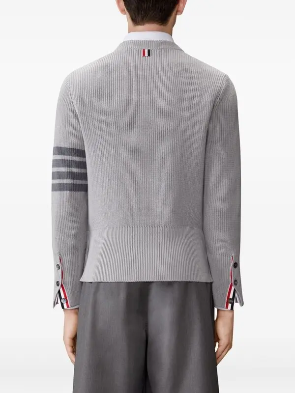Thom Browne Cotton Sweater - Gray