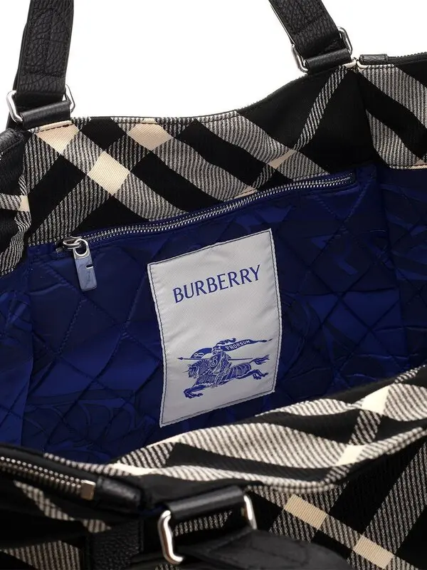 Burberry Check Tote Bag