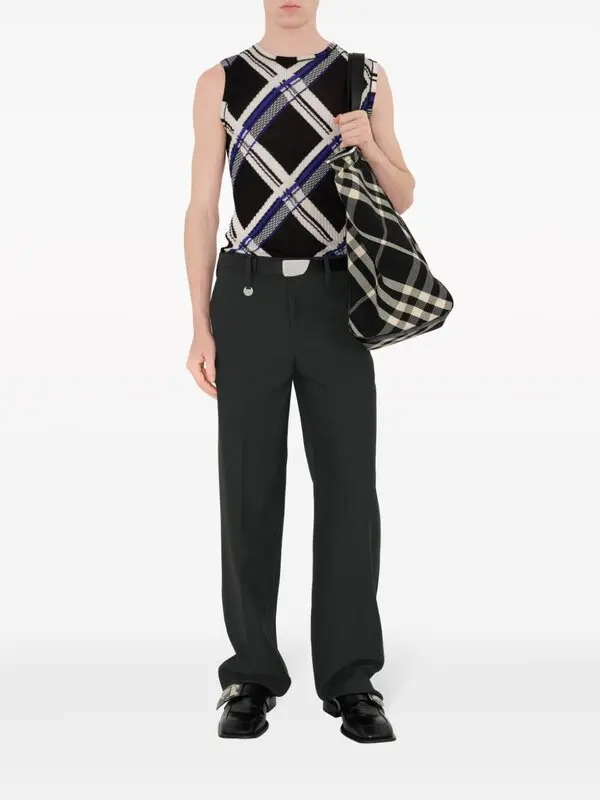 Burberry Check Tote Bag