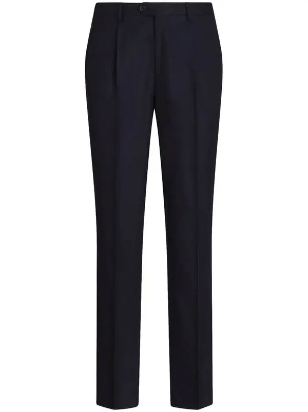 Etro Trousers In Stretch Wool
