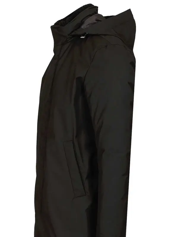 Herno Parka In Technical Fabric With Ultralight Nylon