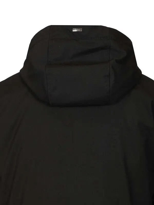 Herno Parka In Technical Fabric With Ultralight Nylon