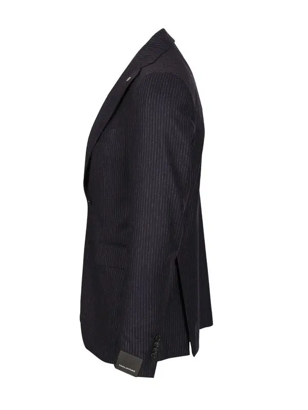 Tagliatore Vesuvio Pinstriped Single-breasted Suit