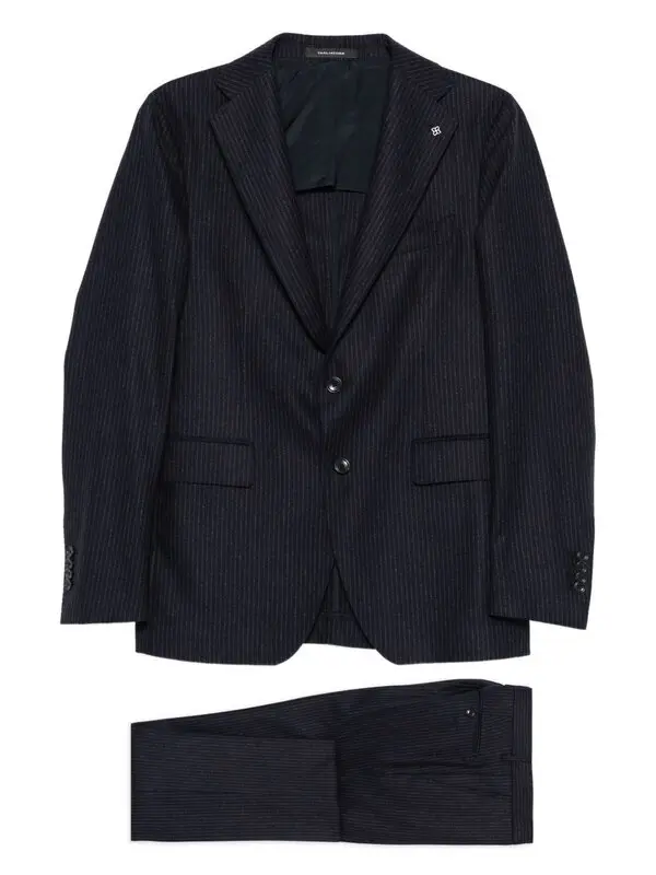 Tagliatore Vesuvio Pinstriped Single-breasted Suit