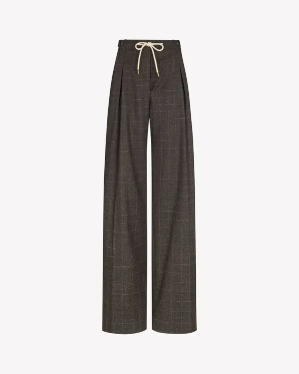 Serena Bute Soft Touch Checked Joggers