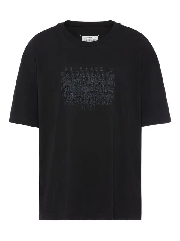 MAISON MARGIELA Embroidered Cotton T-shirt