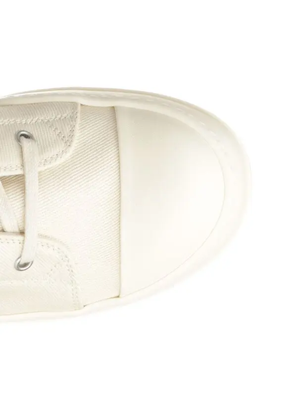 Rick Owens High-top Cotton Sneakers