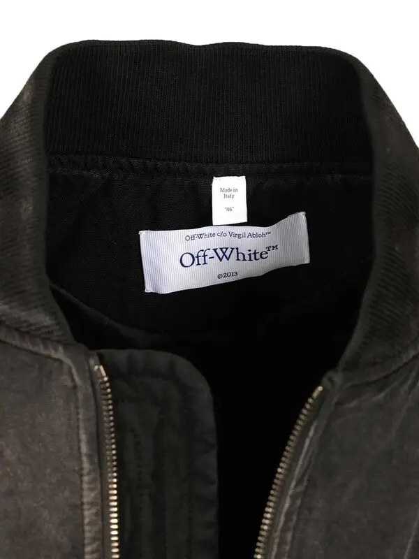Off-White Owr Grad Cot Reg Bomber" Zip-up Jacket