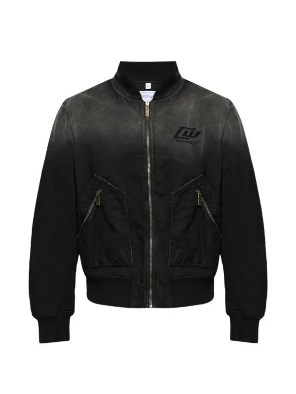 Off-White Owr Grad Cot Reg Bomber" Zip-up Jacket