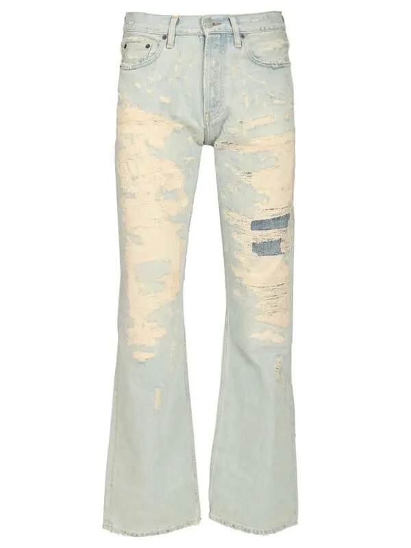Acne Studios Repaired Effect Jeans 2010m - Blue