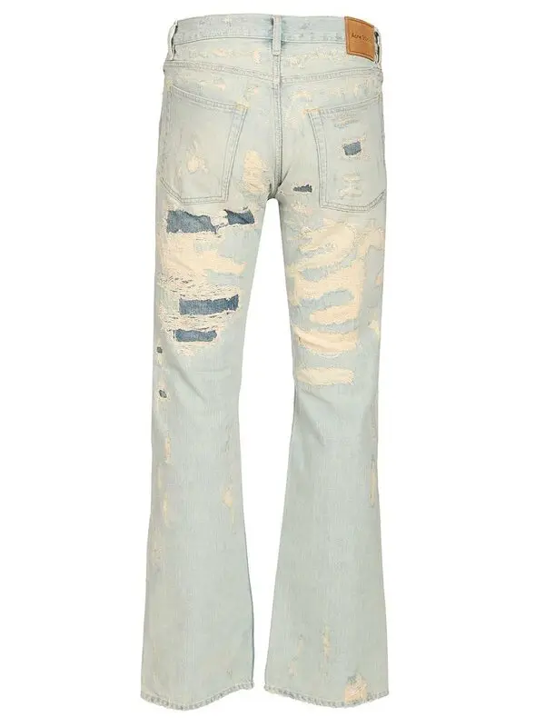 Acne Studios Repaired Effect Jeans 2010m - Blue