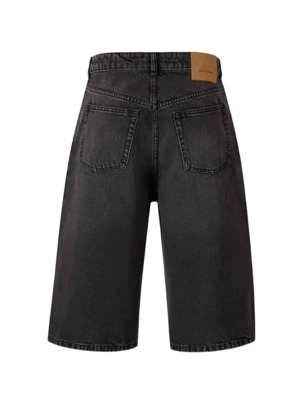 AMI Paris Large Fit Bermuda Shorts Used Denim