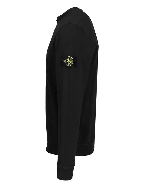 Stone Island Sweatshirt In Malfilé Cotton