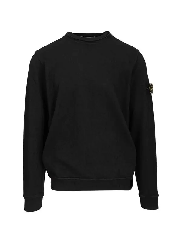 Stone Island Sweatshirt In Malfilé Cotton
