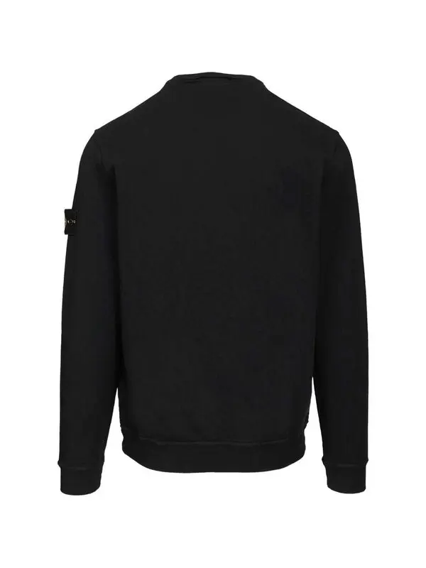 Stone Island Sweatshirt In Malfilé Cotton