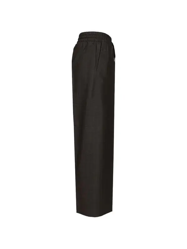 Fear Of God Virgin Wool Wide Leg Trousers - Gray
