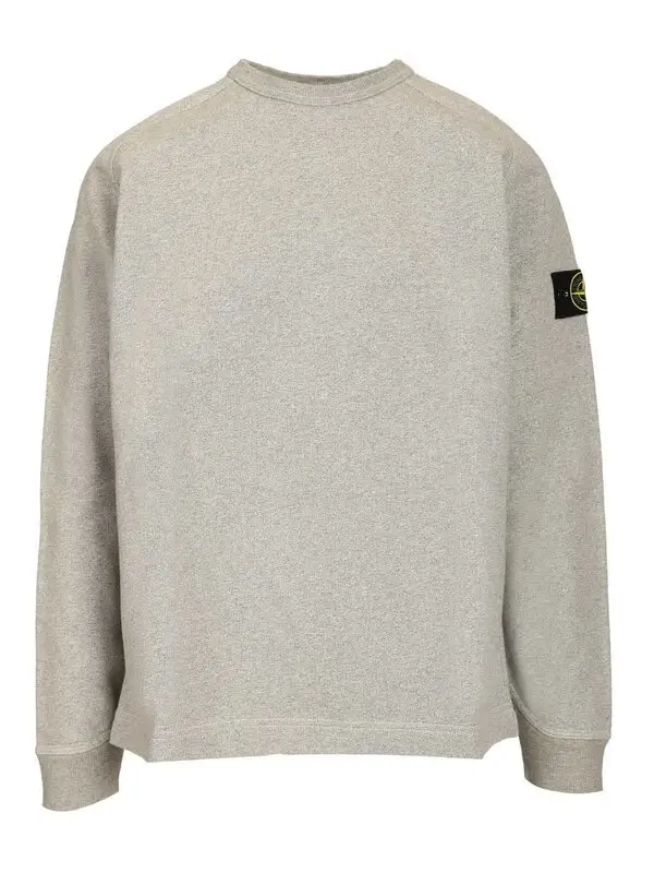 Stone Island Grey Melange Sweatshirt