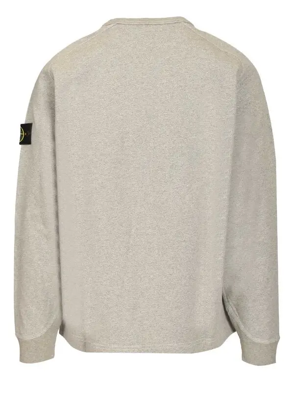Stone Island Grey Melange Sweatshirt