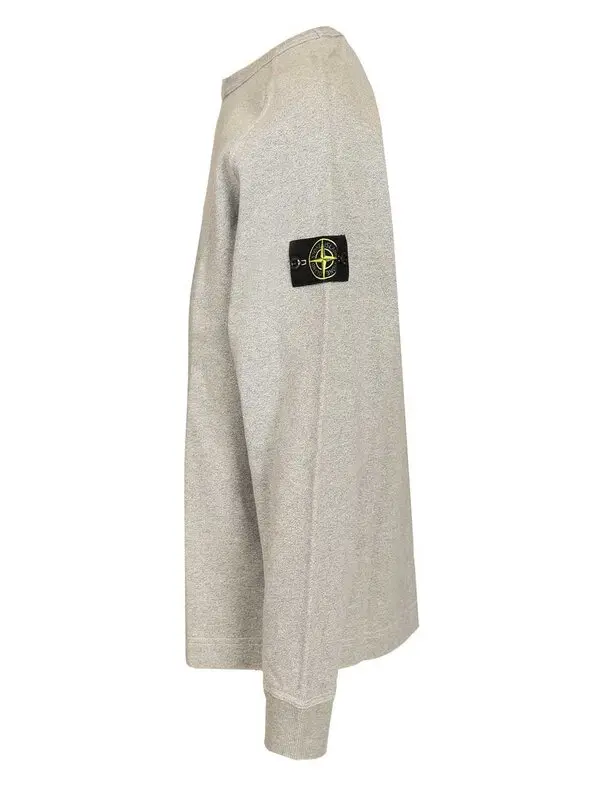 Stone Island Grey Melange Sweatshirt