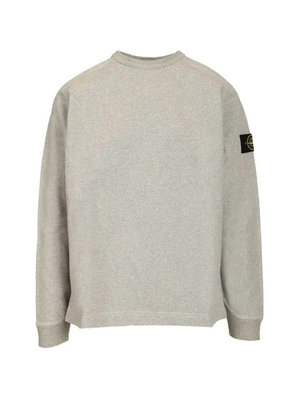 Stone Island Grey Melange Sweatshirt