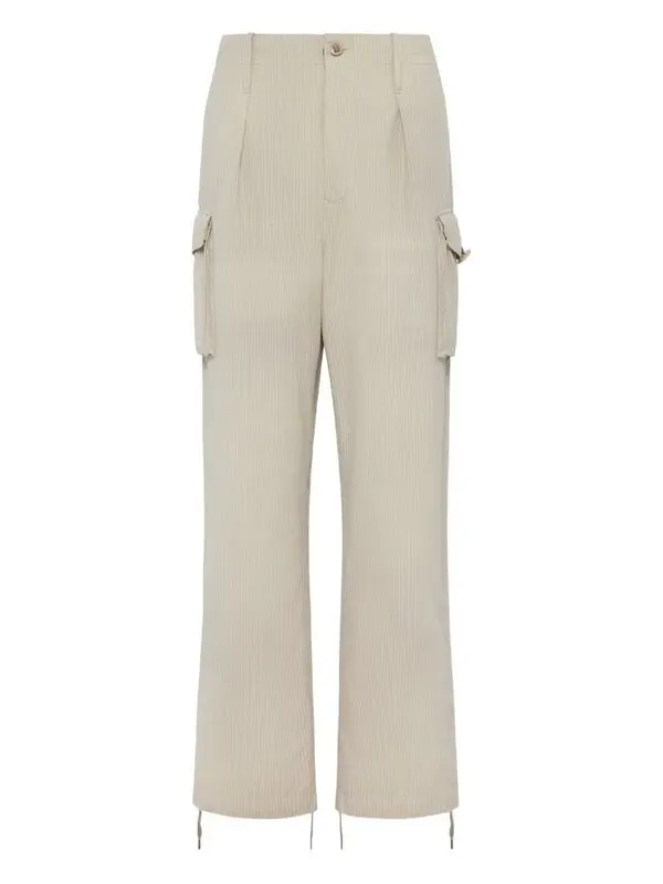 MAISON MARGIELA Cotton Blend Cargo Trousers