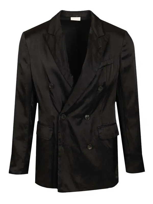 Dries Van Noten Double-breasted Peak Lapel Jacket
