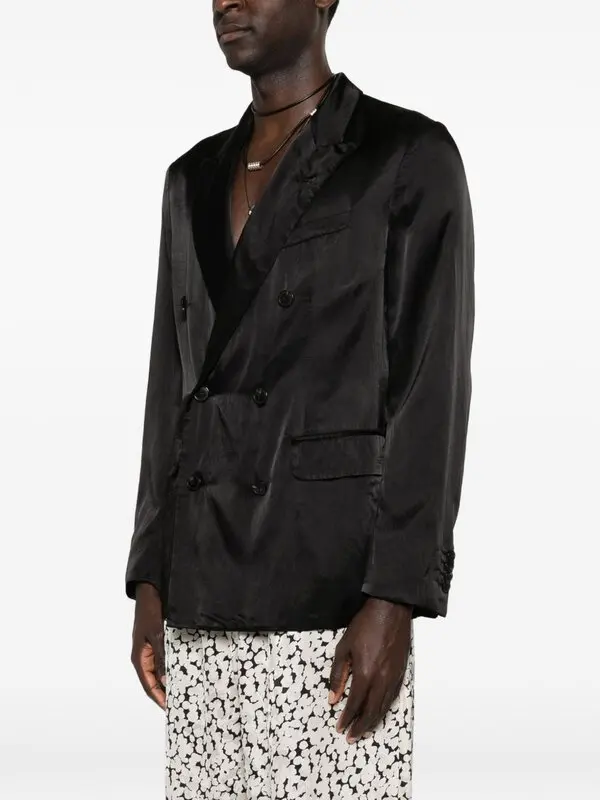 Dries Van Noten Double-breasted Peak Lapel Jacket