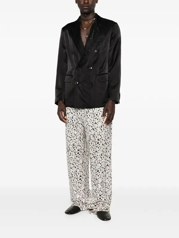 Dries Van Noten Double-breasted Peak Lapel Jacket