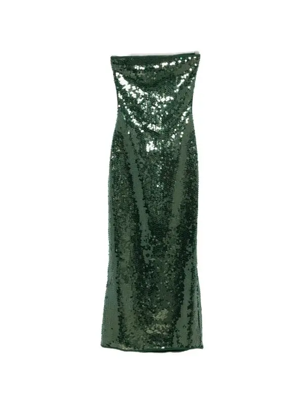 Oseree Sequins Midi Dress
