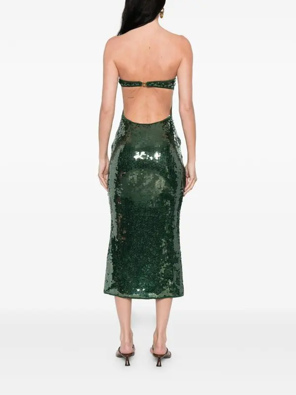 Oseree Sequins Midi Dress