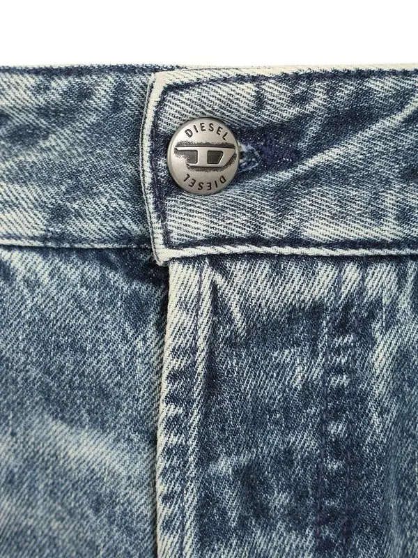 DIESEL® 1997 D-enim Medium Waist Relaxed Wide Leg Jeans - Blue
