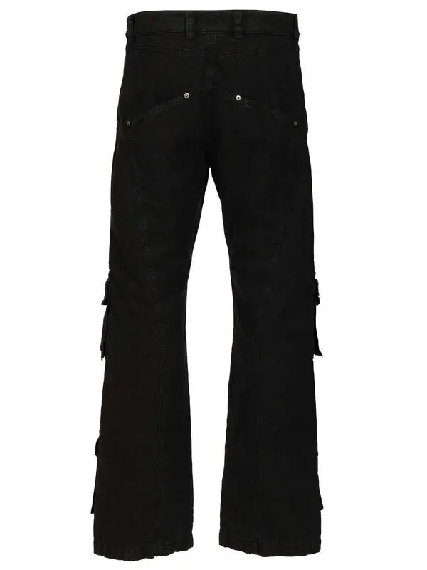 Off-White Denim Cargo Jeans Wide Leg