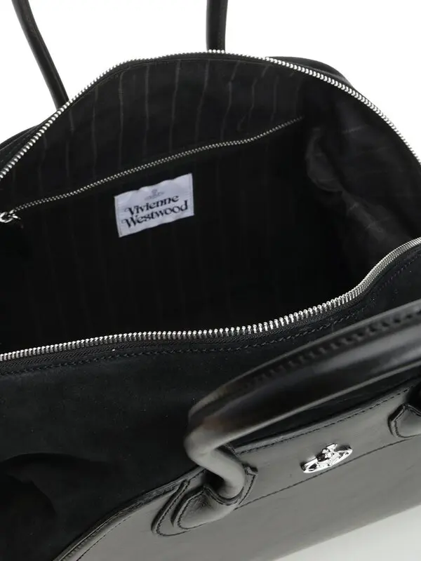 VIVIENNE WESTWOOD Shirley Leather Bag - Black