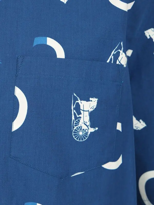 Celine Cotton Bowling Shirt