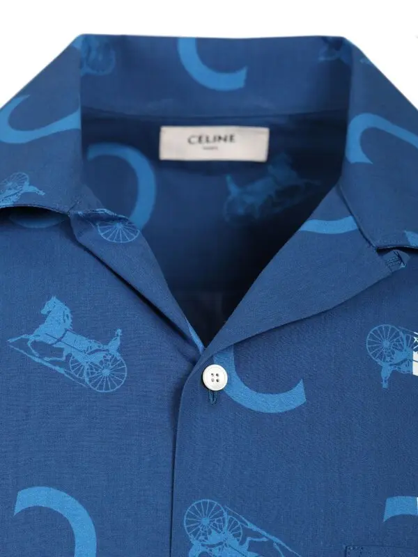 Celine Cotton Bowling Shirt