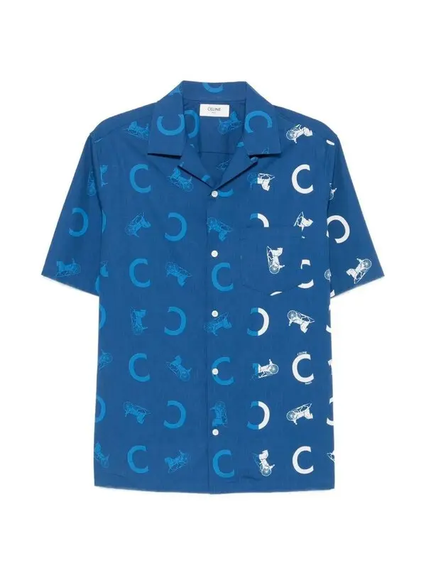 Celine Cotton Bowling Shirt