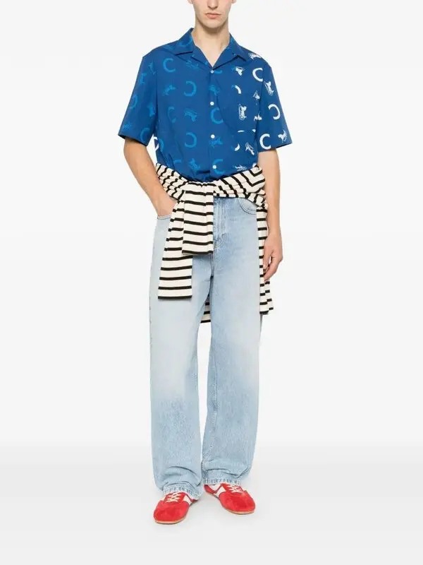 Celine Cotton Bowling Shirt