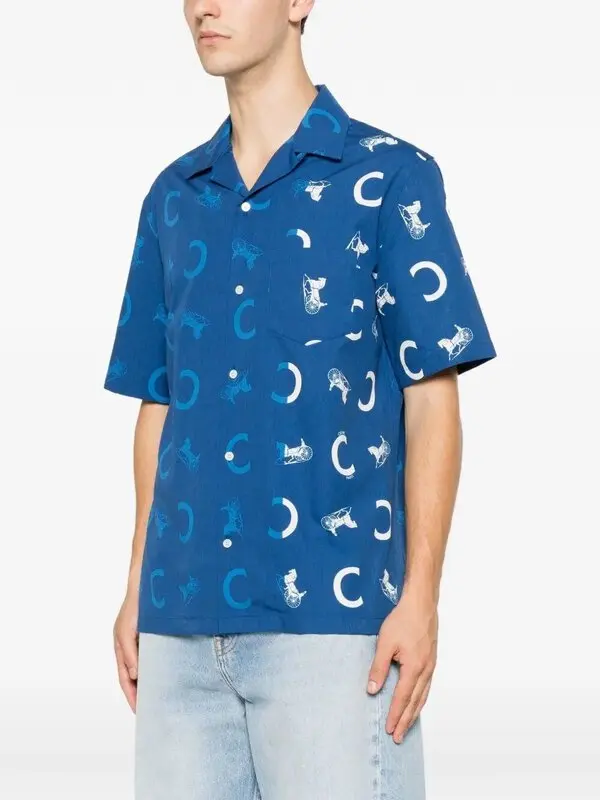 Celine Cotton Bowling Shirt