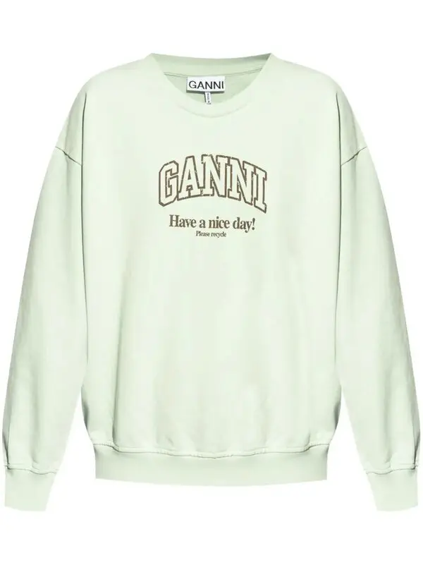 GANNI Sweatshirt With Print