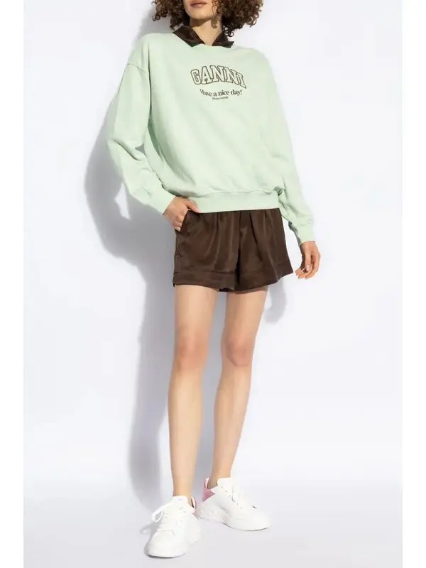 GANNI Sweatshirt With Print