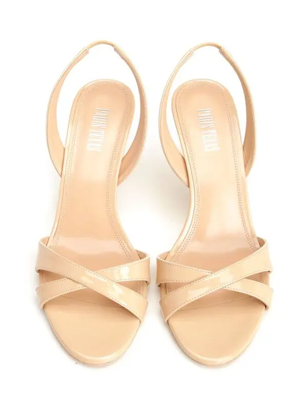 Paris Texas Lidia Patent Leather Slingback Sandals