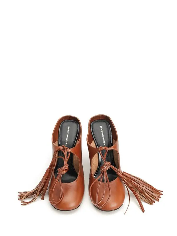 Dries Van Noten Lace-up Décollet