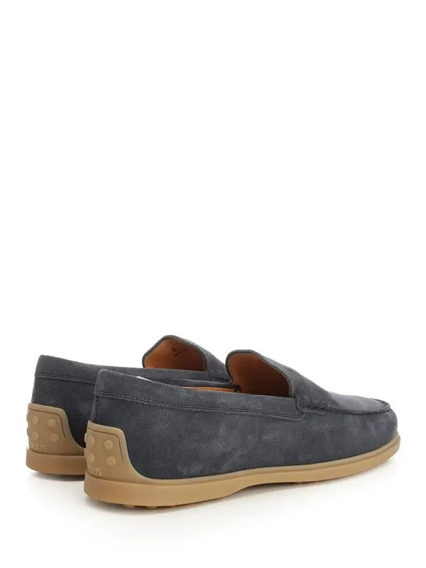 TOD'S Suede Leather Moccasin Slipper