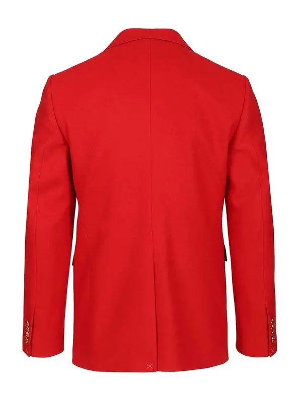 Celine Tailored Blazer In Lined Wool Flannel