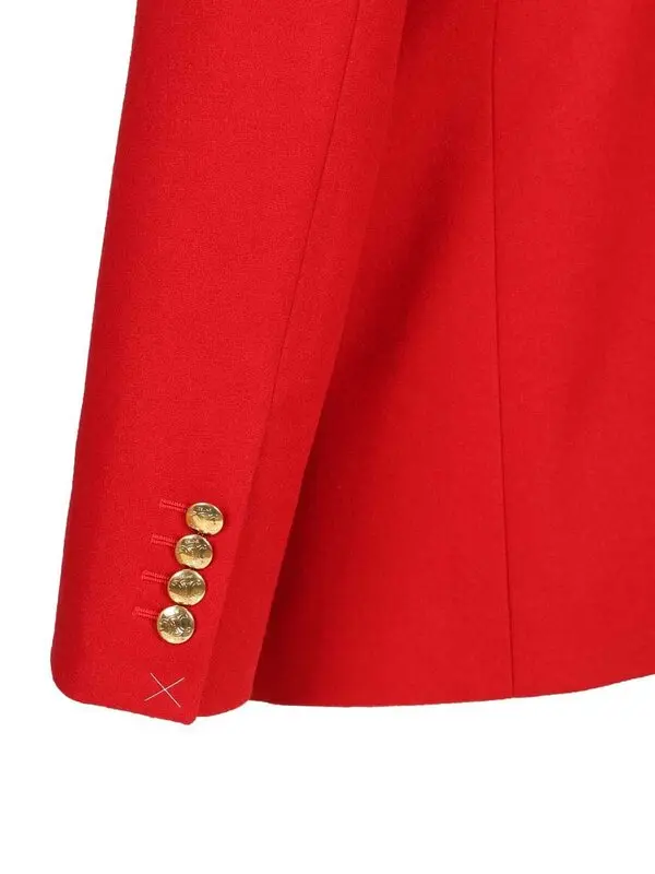 Celine Tailored Blazer In Lined Wool Flannel