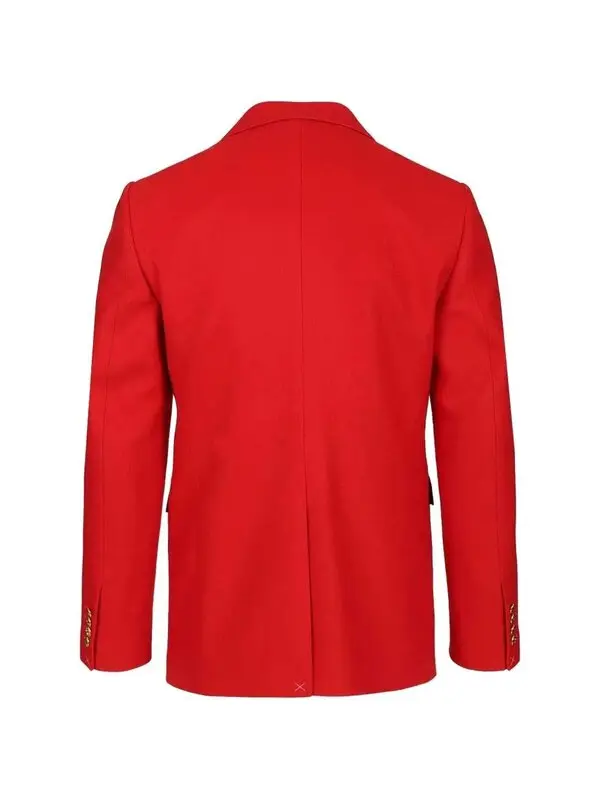 Celine Tailored Blazer In Lined Wool Flannel