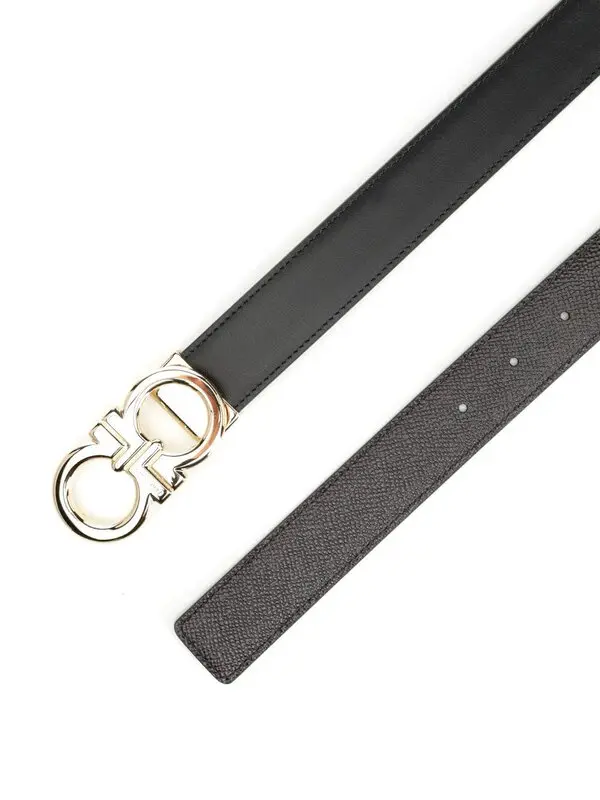 FERRAGAMO Reversible And Adjustable Gancini Belt