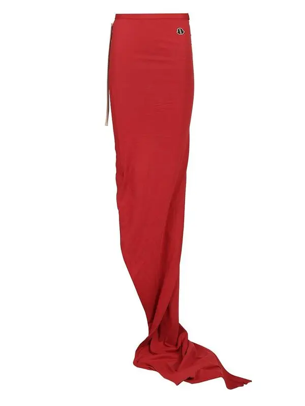 Moncler Maxi Skirt With Adjustable Slit